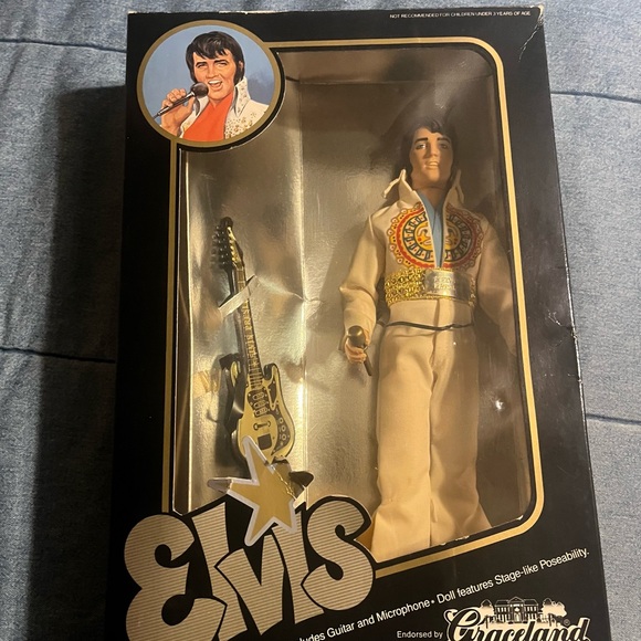Toys | Elvis Presley Collectible Doll With Guitar | Poshmark